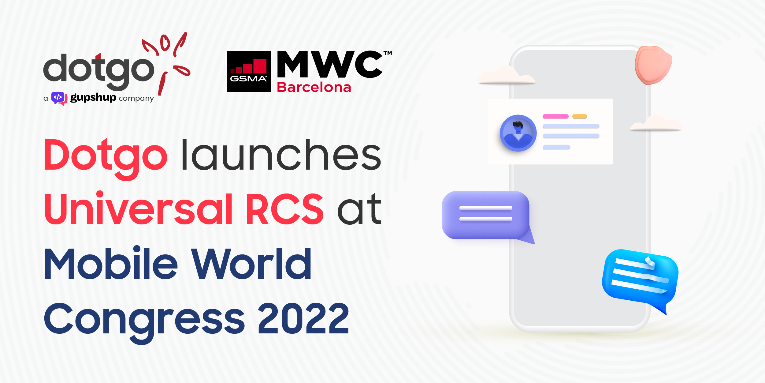 Dotgo launches Universal RCS at Mobile World Congress 2022 - Dotgo
