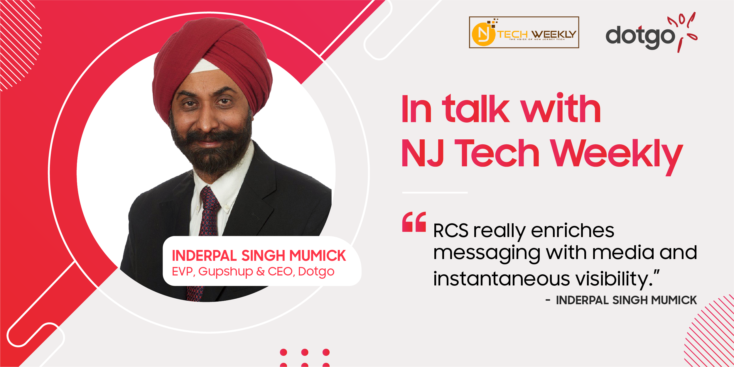 Interview With Inderpal Singh Mumick, CEO of Dotgo, a company that’s ...