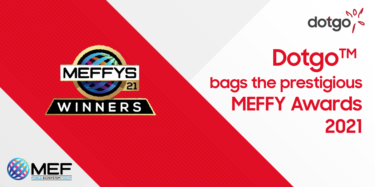 Dotgo™ bags the prestigious MEFFY Award 2021 - Dotgo